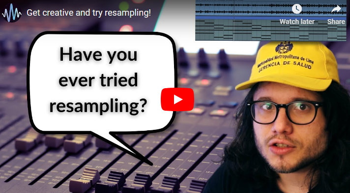 A Creative Guide to Resampling and making your own samples